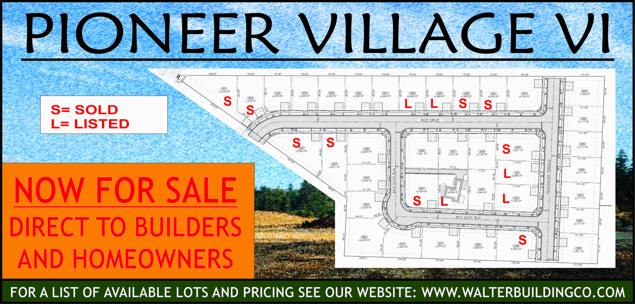 Pioneer Village 6- Silverton NOW AVAILABLE - WALTER BUILDING COMANY ...